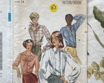 Butterick Sewing PATTERN 5538 Misses' Blouse Sizes: XS 3-4 to XL 16 ...