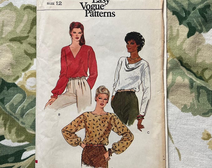 Vintage Vogue Sewing PATTERN 2446 Misses' Dress Sizes 12-14-16 Very ...