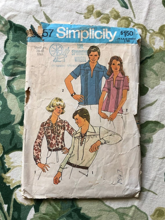 Simplicity 6957 Pattern Vintage MEN'S size Medium - Etsy