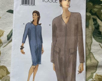 Vintage Vogue Sewing PATTERN 2446 Misses' Dress Sizes 12-14-16 Very ...