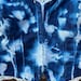 Cyanotype Upcycled Lacy Crop Corset Tank Top Front/back Floral Size US ...