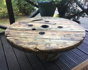 Spool coffee table | Etsy