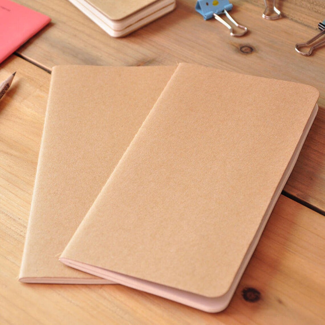 Set of 3 A5 Blank Notebook/travel Journal 5.5in X 8.25in, Total 90 ...