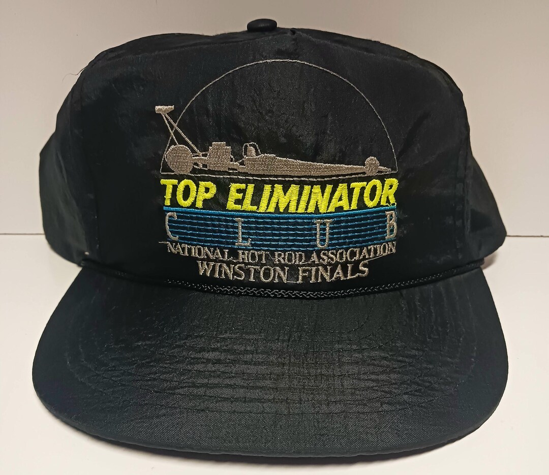 Vintage Vntg 1990s Satin Top Eliminator Club National Hot Rod ...