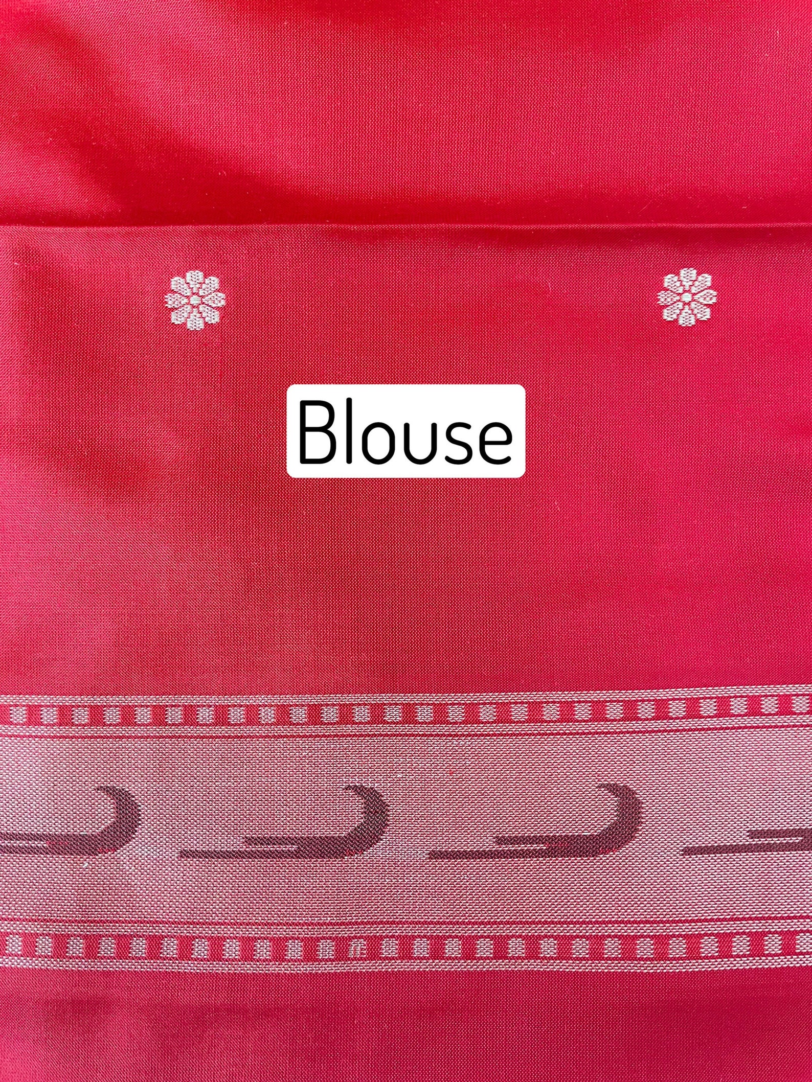 Banarasi Katan Silk Paithani Saree Beige & Red Handwoven - Etsy