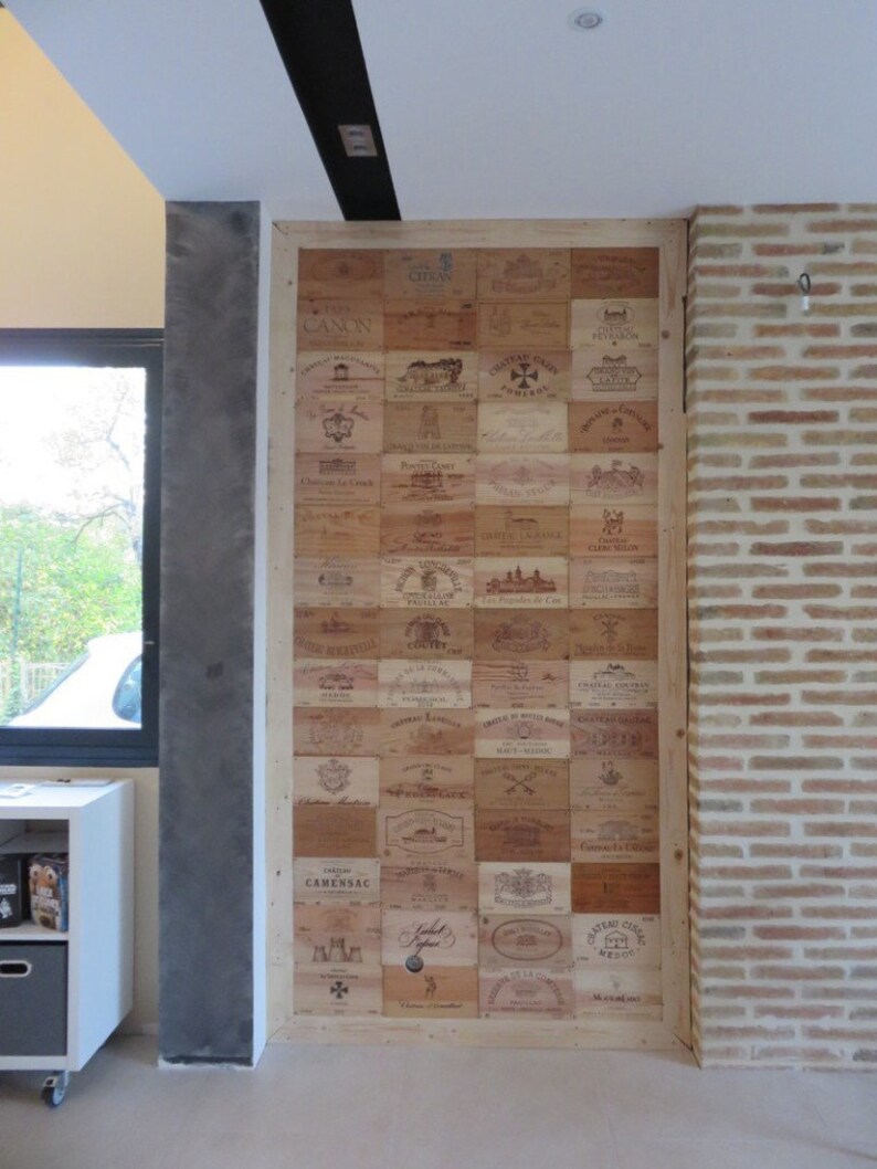 12 X Wine Box End Panels. Wooden. Crate Side Plaque. - Etsy