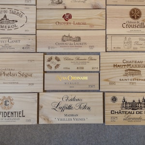 18 X Wine Box End Panels. Mosaic, Wooden, Crate, Side, Plaque ...