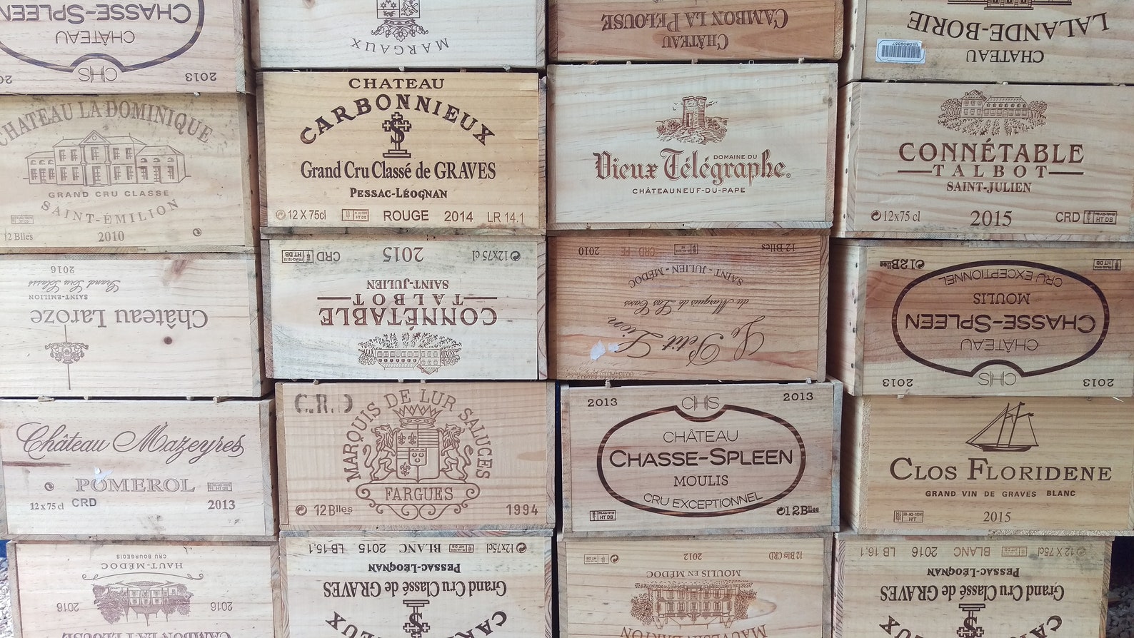 Wooden Wine Box / Crate. 6 bottle size. French Genuine | Etsy