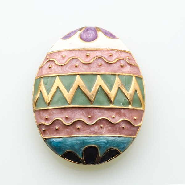 Easter Egg Brooch - Etsy