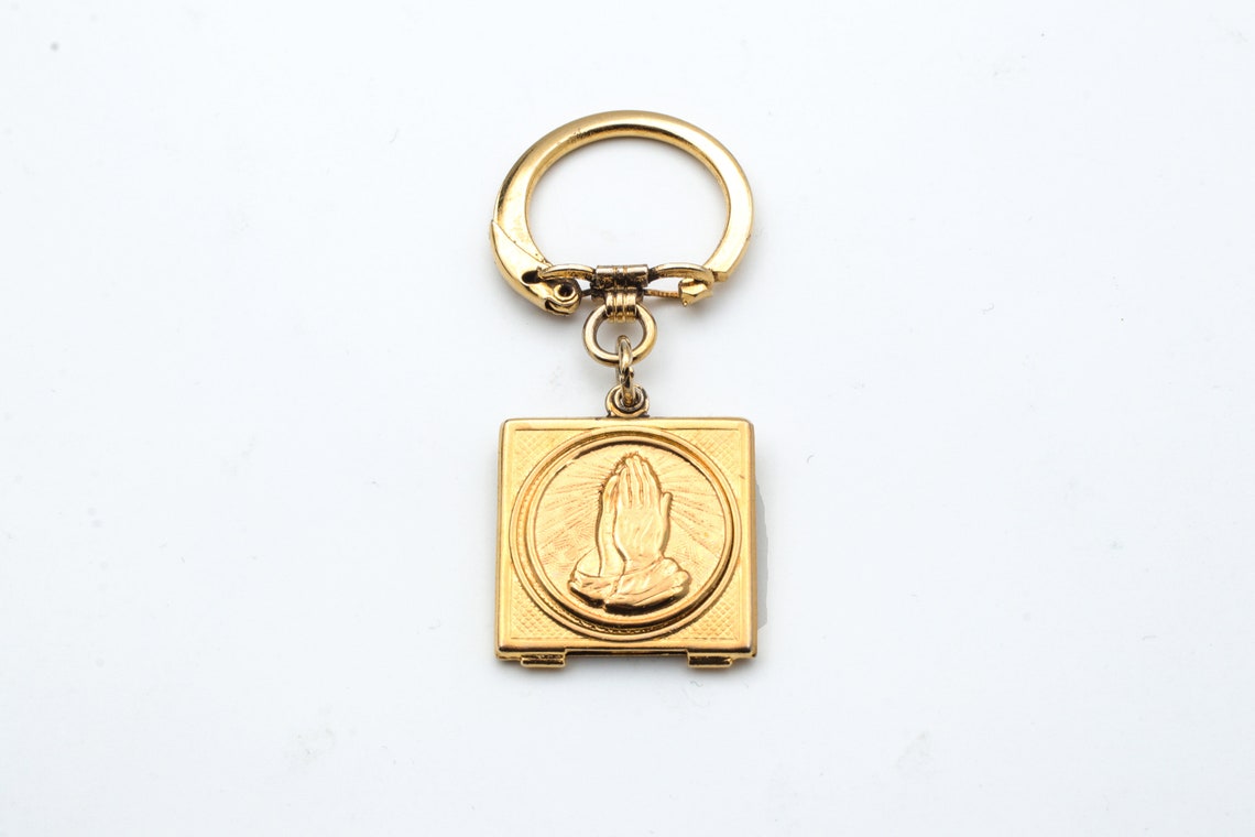 Vintage Praying Hands Religious Key Holder - Etsy