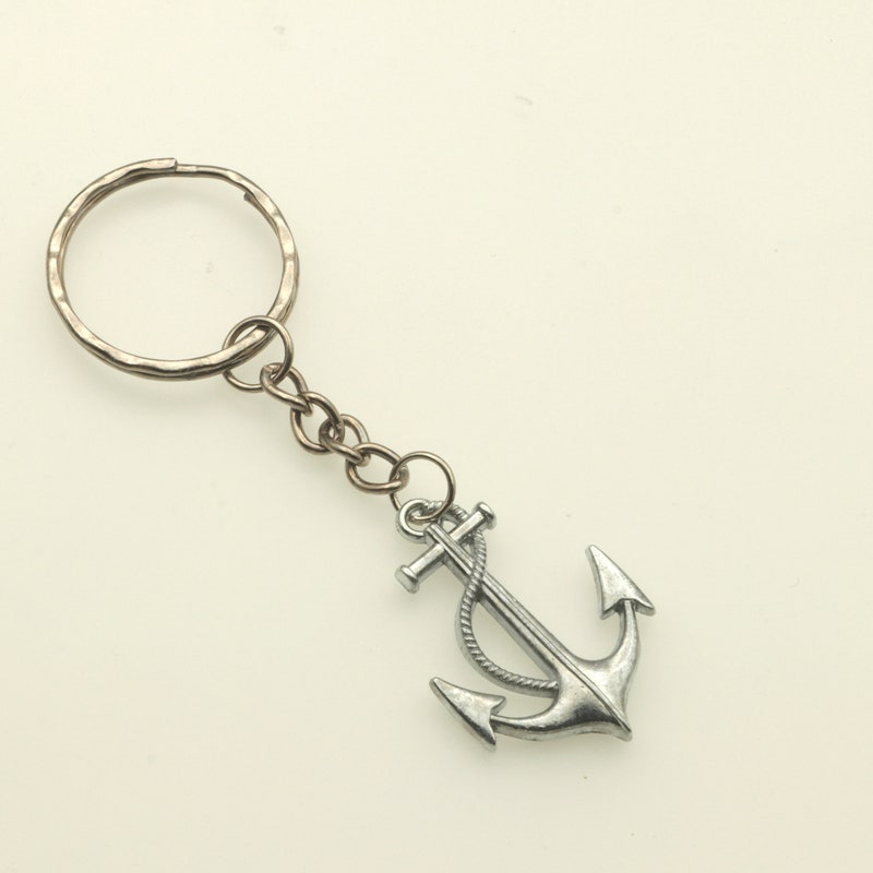 Anchor Key Chain - Etsy