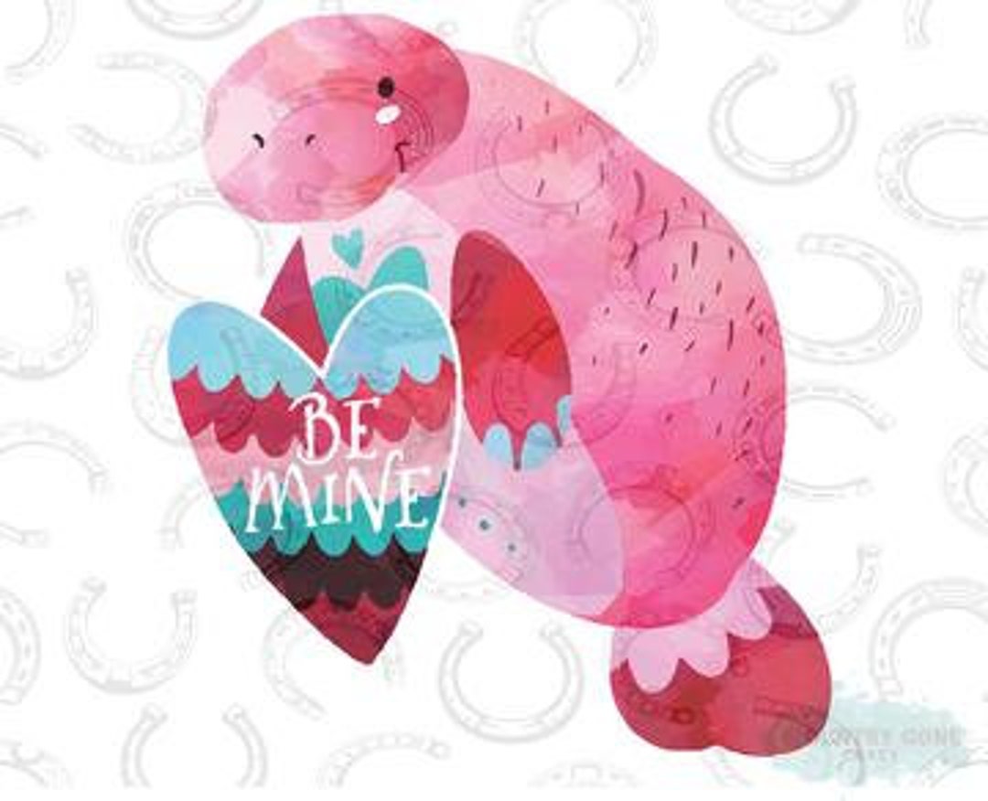 Be Mine Hippo Heat Transfer for Shirts Ready to Press - Etsy