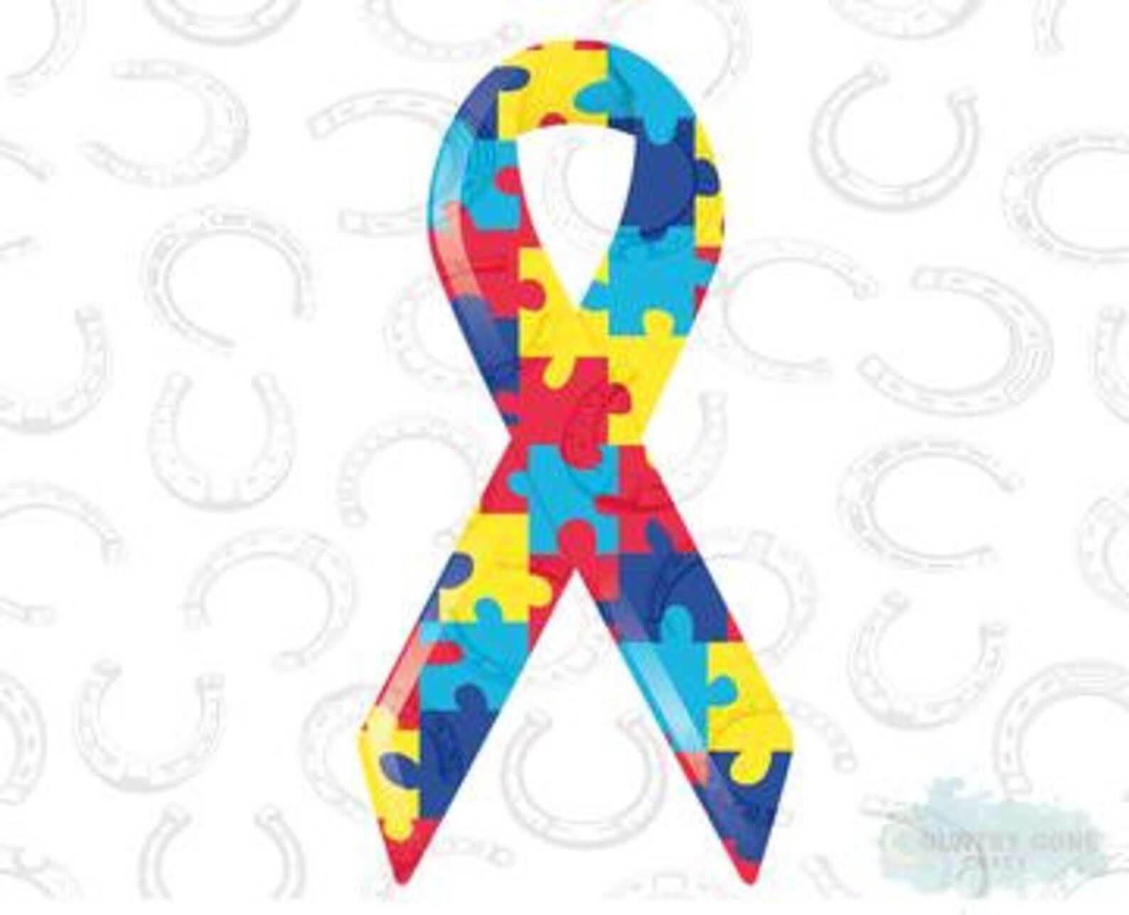 Ruban de puzzle d'autisme transfert de chaleur pour des - Etsy France