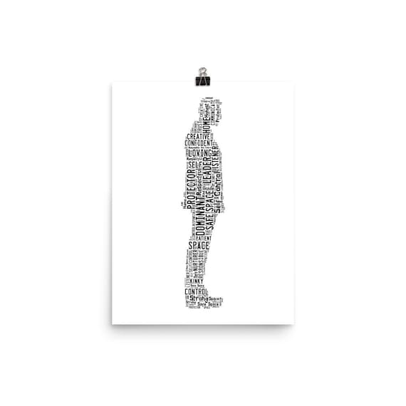 Standing Dom Poster BDSM BDSM Wall Decor Gift for Top Gear | Etsy