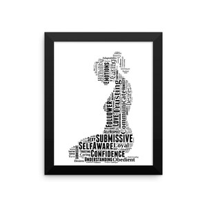 Submissive Poster, BDSM Art, DDLG, Gift for Submissive, Home Decor ...