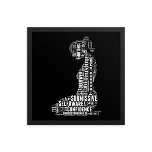 Submissive Poster, BDSM Art, DDLG, Gift for Submissive, Home Decor ...