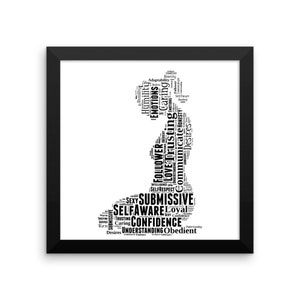 Submissive Poster, BDSM Art, DDLG, Gift for Submissive, Home Decor ...