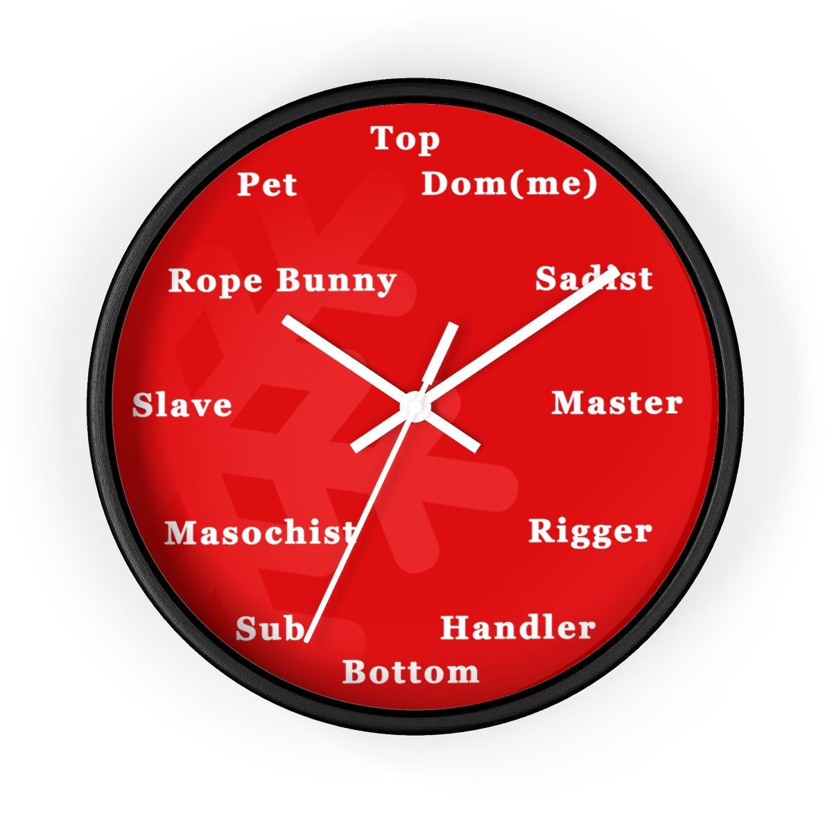 BDSM Wall Clock BDSM Gear Fetish Home Decor Gift for Him | Etsy