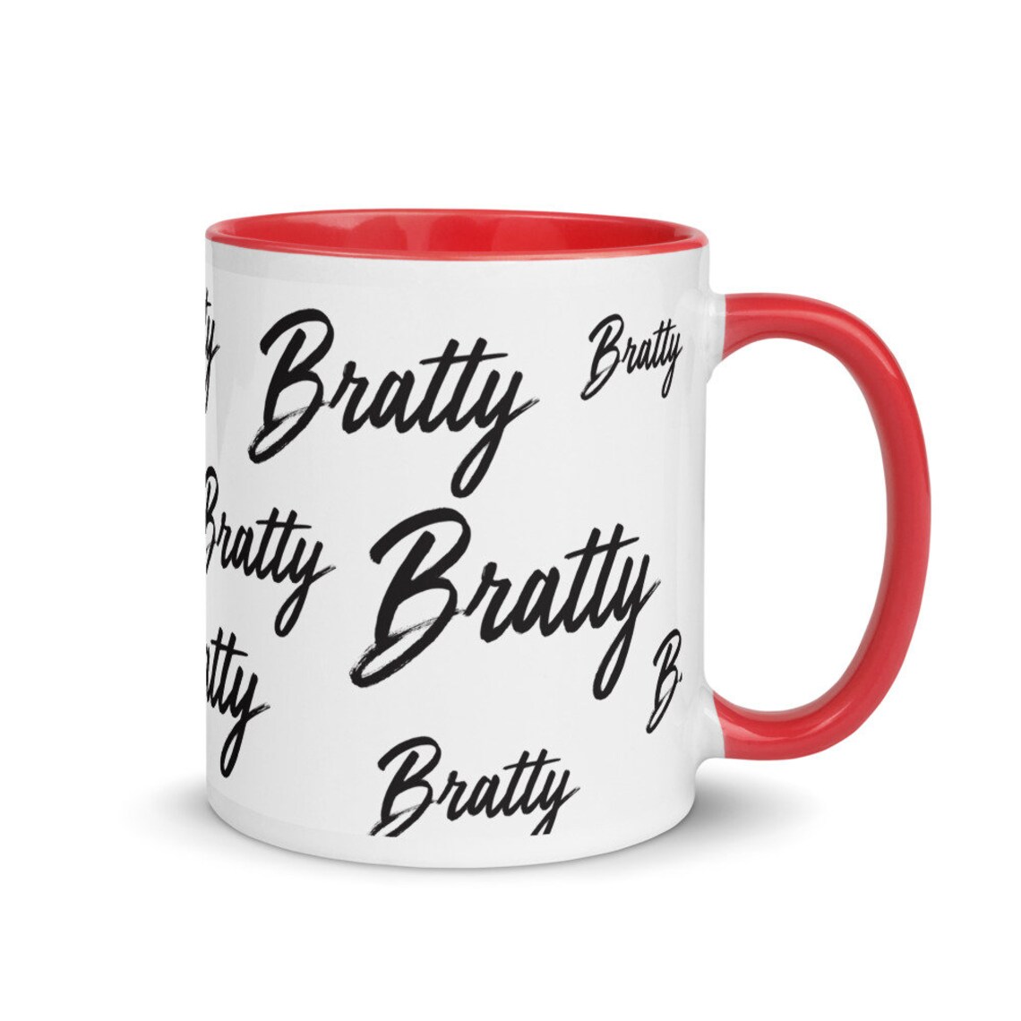 Bratty Mug con Inside Colors Brat Cup Gift for Brat - Etsy España