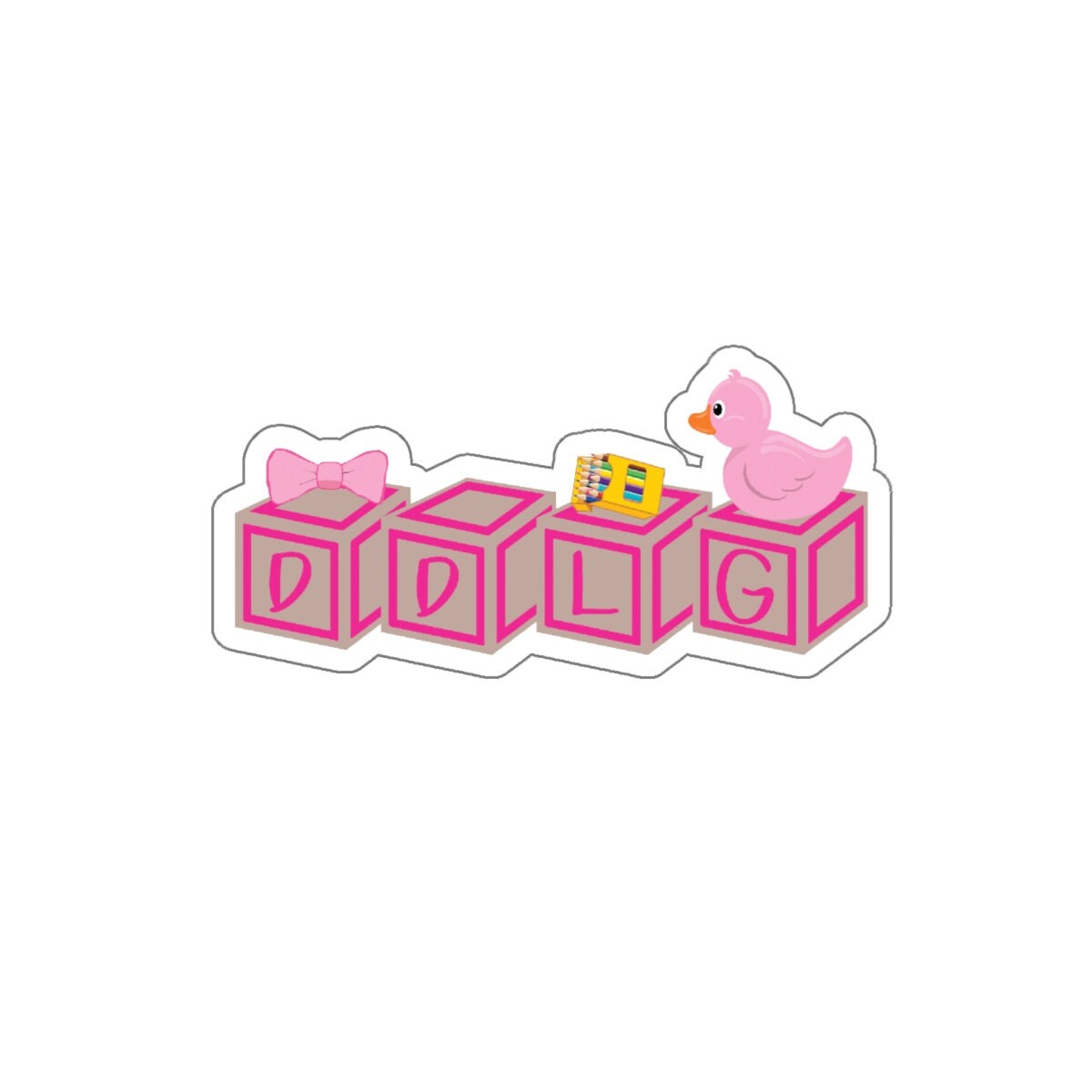 Ddlg Sticker Bdsm Alphabet Blocks Sticker Age Play Legal Etsy