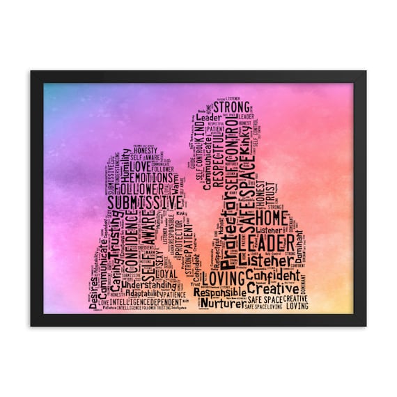 Submissive Dominant Poster BDSM Art Christmas Gift - Etsy