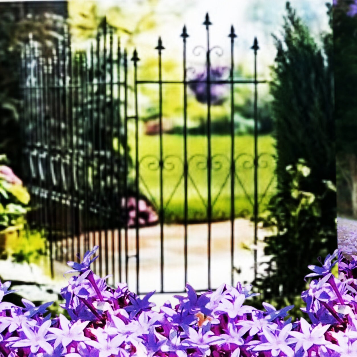 Dekozaun Beetzaun Gartenzaun Zaun Gartendeko Metall - Etsy.de