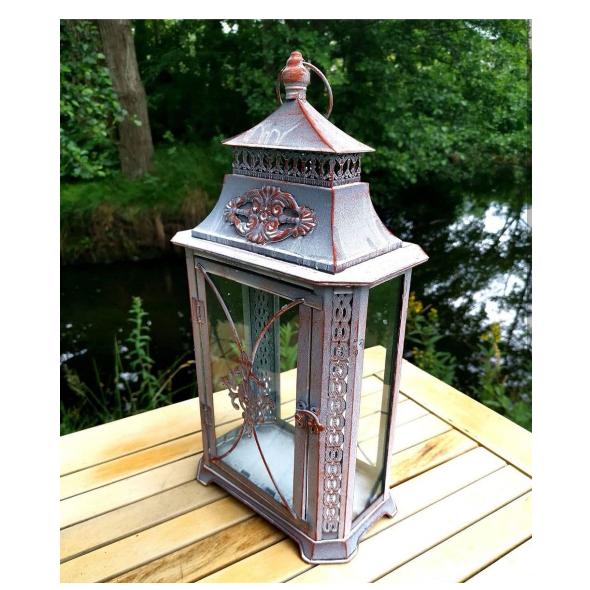 Grote lantaarn metalen lantaarn lantaarn groot lantaarn - Etsy Nederland