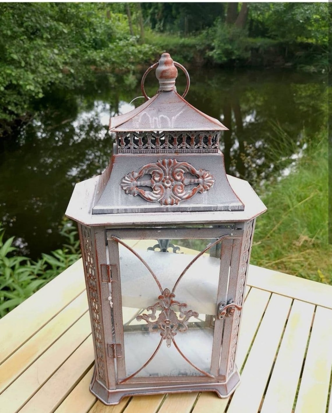 Grote lantaarn metalen lantaarn lantaarn groot lantaarn - Etsy Nederland