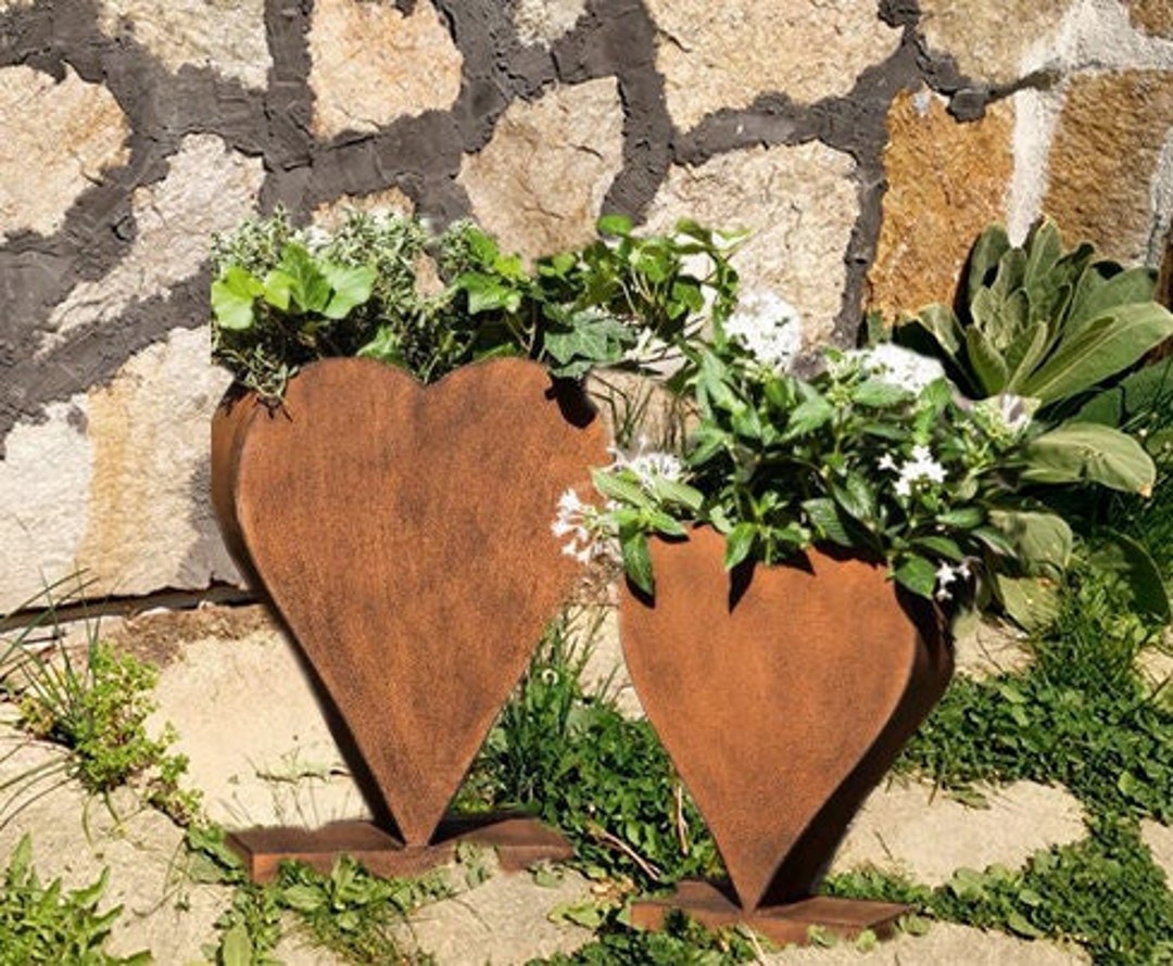 Plant Heart 2-piece Set patina 222093 - Etsy