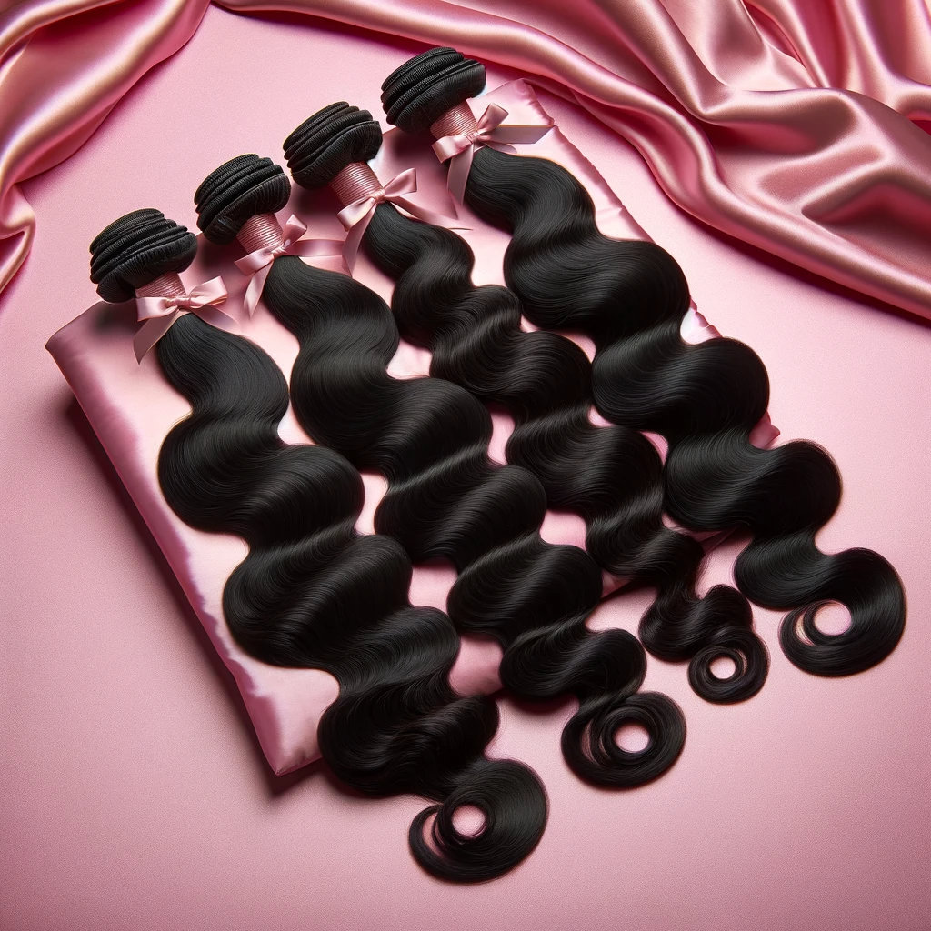 18 Raw Hair Bundle Stock Photos Beauty Hair Bundles Frontal Body Wave ...