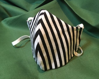 Striped Face Mask | Etsy