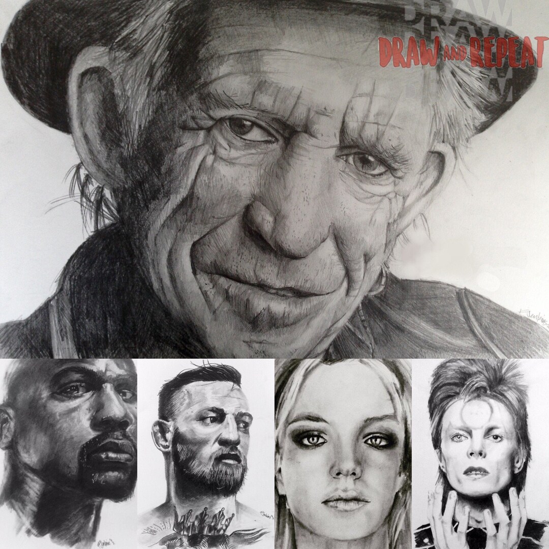 Celebrity Art Print - Etsy