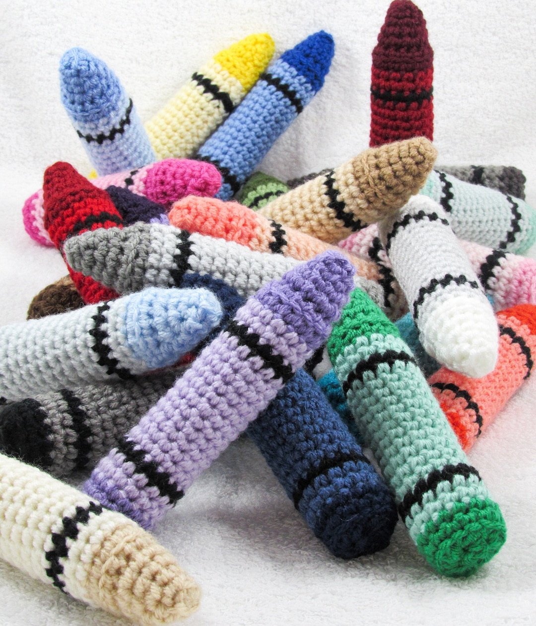 Crayon, Crochet Crayon, Stuffed Crayon, Plushie, Crayon Plushie, Toy ...