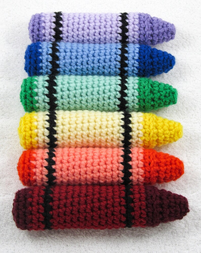 Crayon, Crochet Crayon, Stuffed Crayon, Plushie, Crayon Plushie, Toy ...