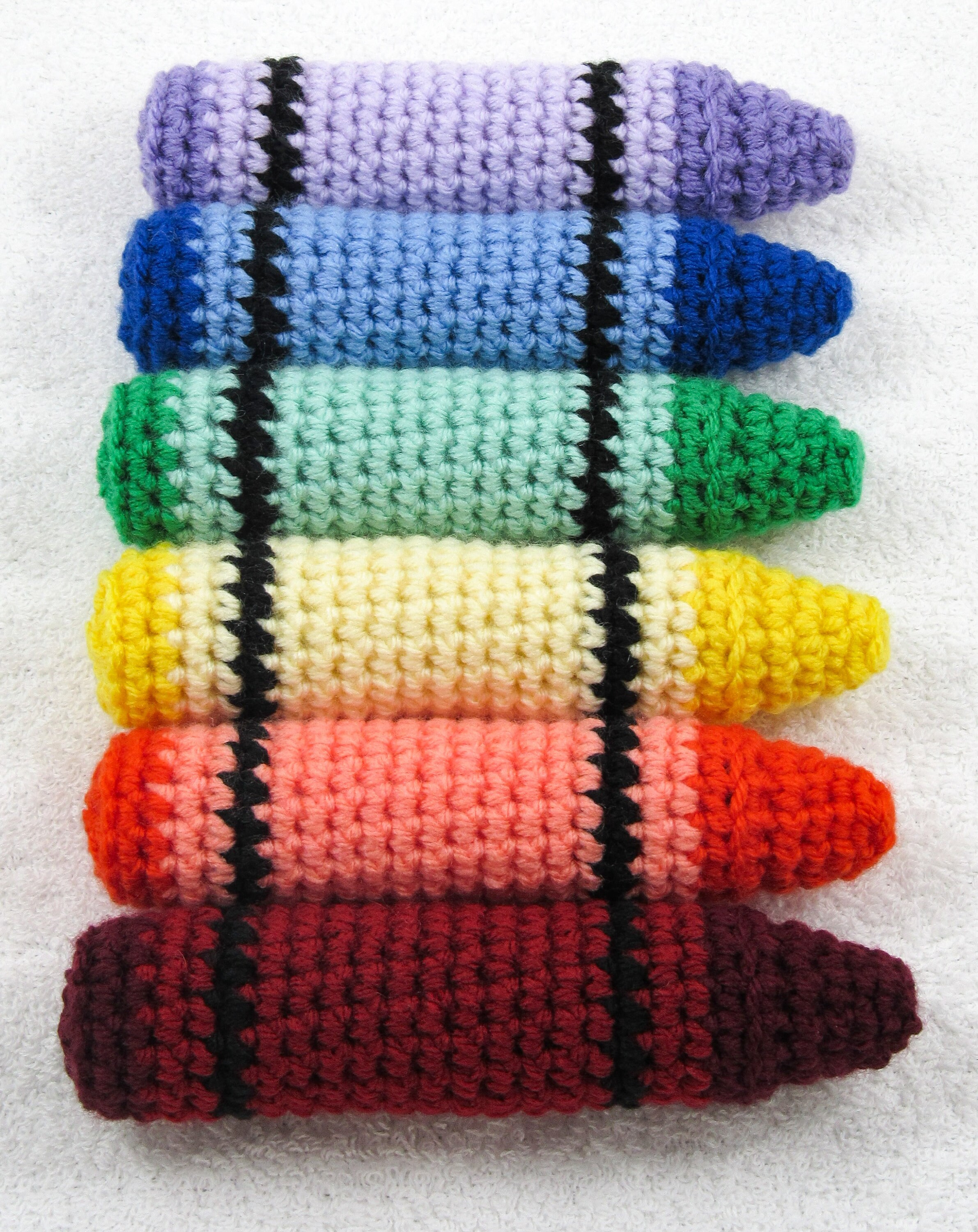 Crayon Crochet Crayon Stuffed Crayon Plushie Crayon - Etsy