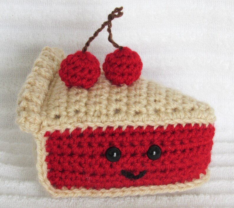 Pie Set of 3 Slice of Pie Crochet Food Stuffed Pie - Etsy