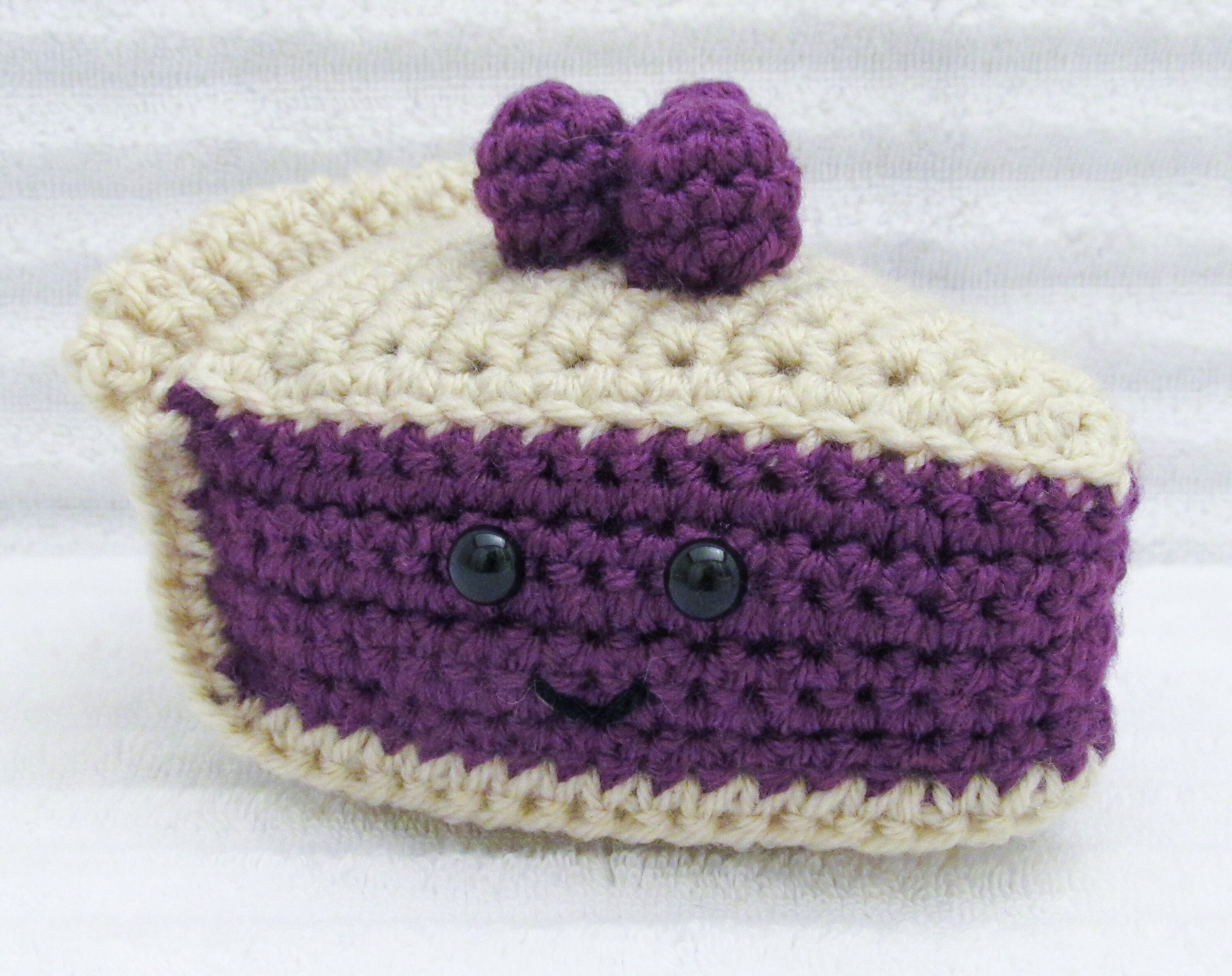 Pie Set of 3 Slice of Pie Crochet Food Stuffed Pie | Etsy