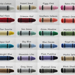 Crayon, Crochet Crayon, Stuffed Crayon, Plushie, Crayon Plushie, Toy ...