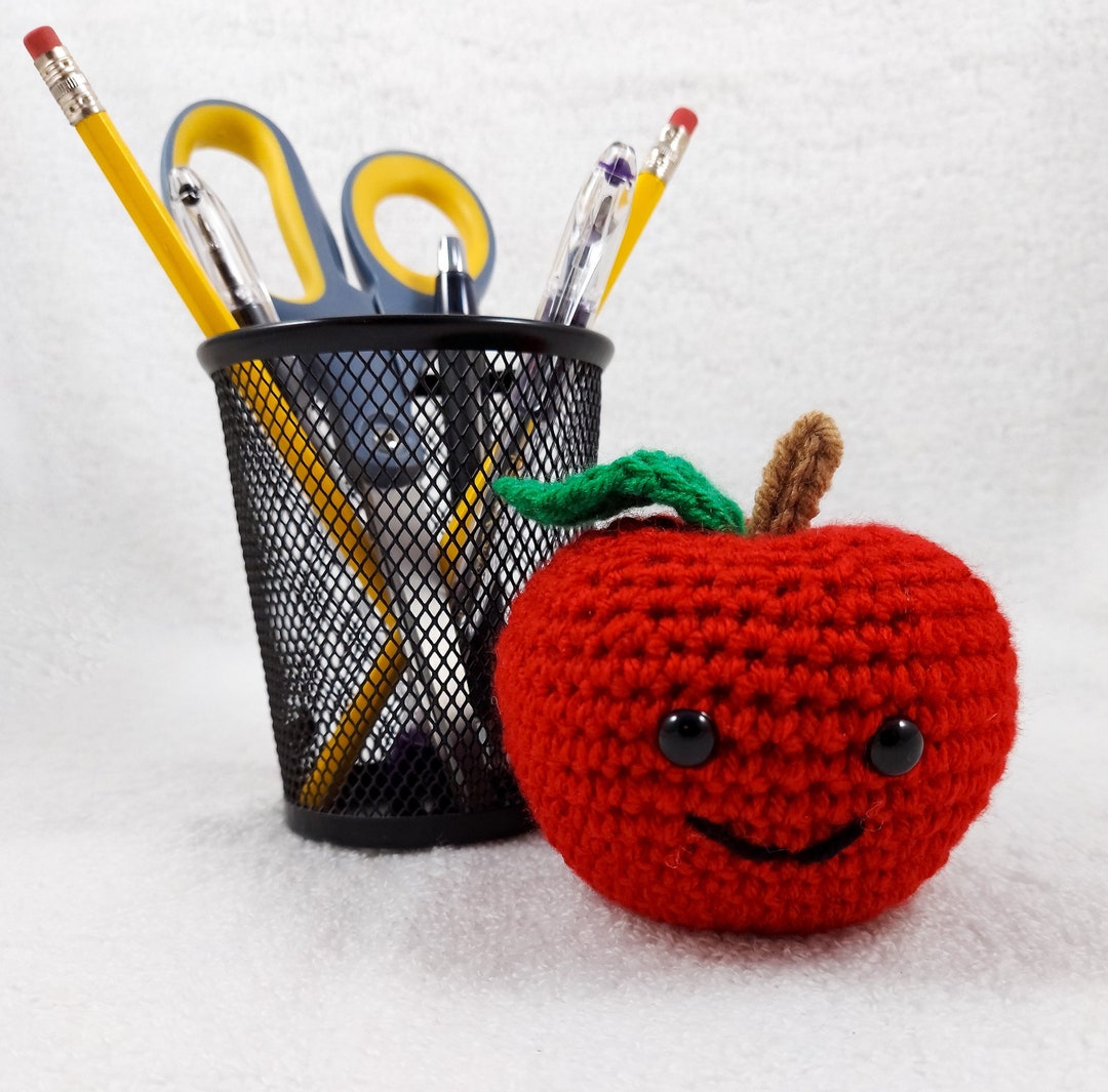 Apple, Crochet Apple, Stuffed Apple, Plushie, Apple Plushie, Toy Apple ...