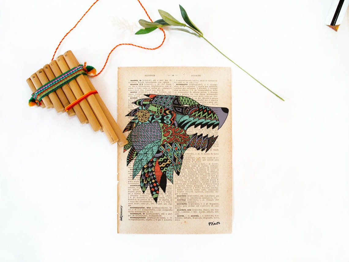 Stark Wolf GOT Poster Illustration Wall Art Print Printed on - Etsy