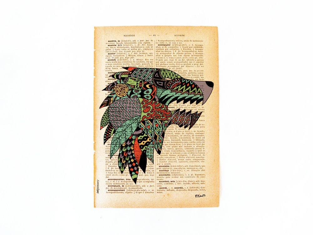 Stark Wolf GOT Poster Illustration Wall Art Print Printed on - Etsy