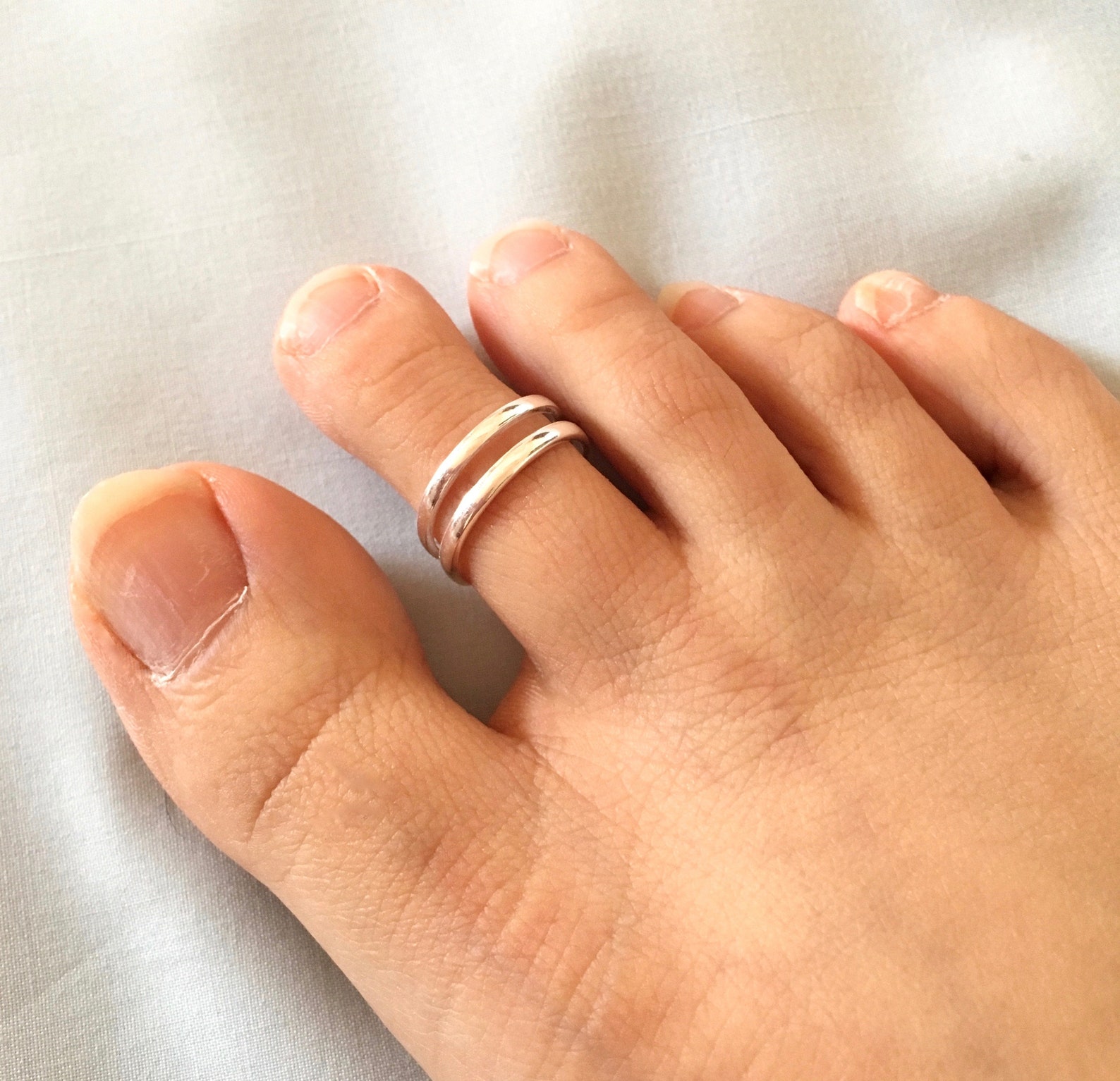 Spiral Toe Ring 925 Sterling Silver Toe Ring, Adjustable Toe Ring ...
