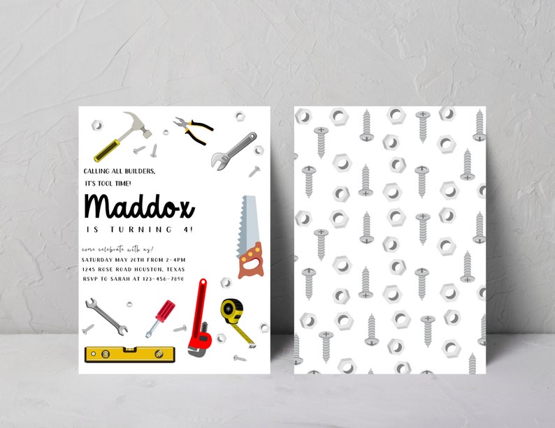 Calling All Builders, Tool Time, Construction Site, Workshop Theme ...