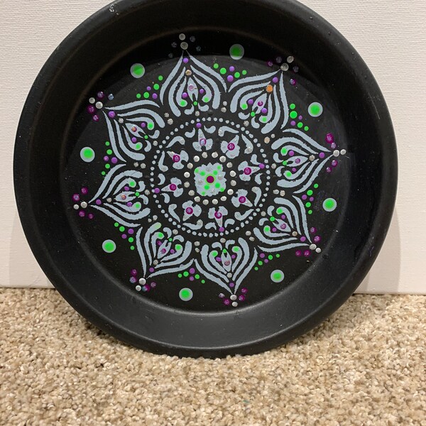 Mandala Plate - Etsy