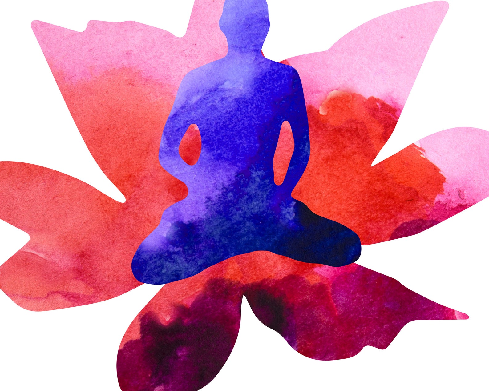 Lotus Yoga Pose Print Instant Download Meditation Poster - Etsy