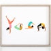 Women Yoga Poses Poster, Instant Download Yoga Print - Etsy