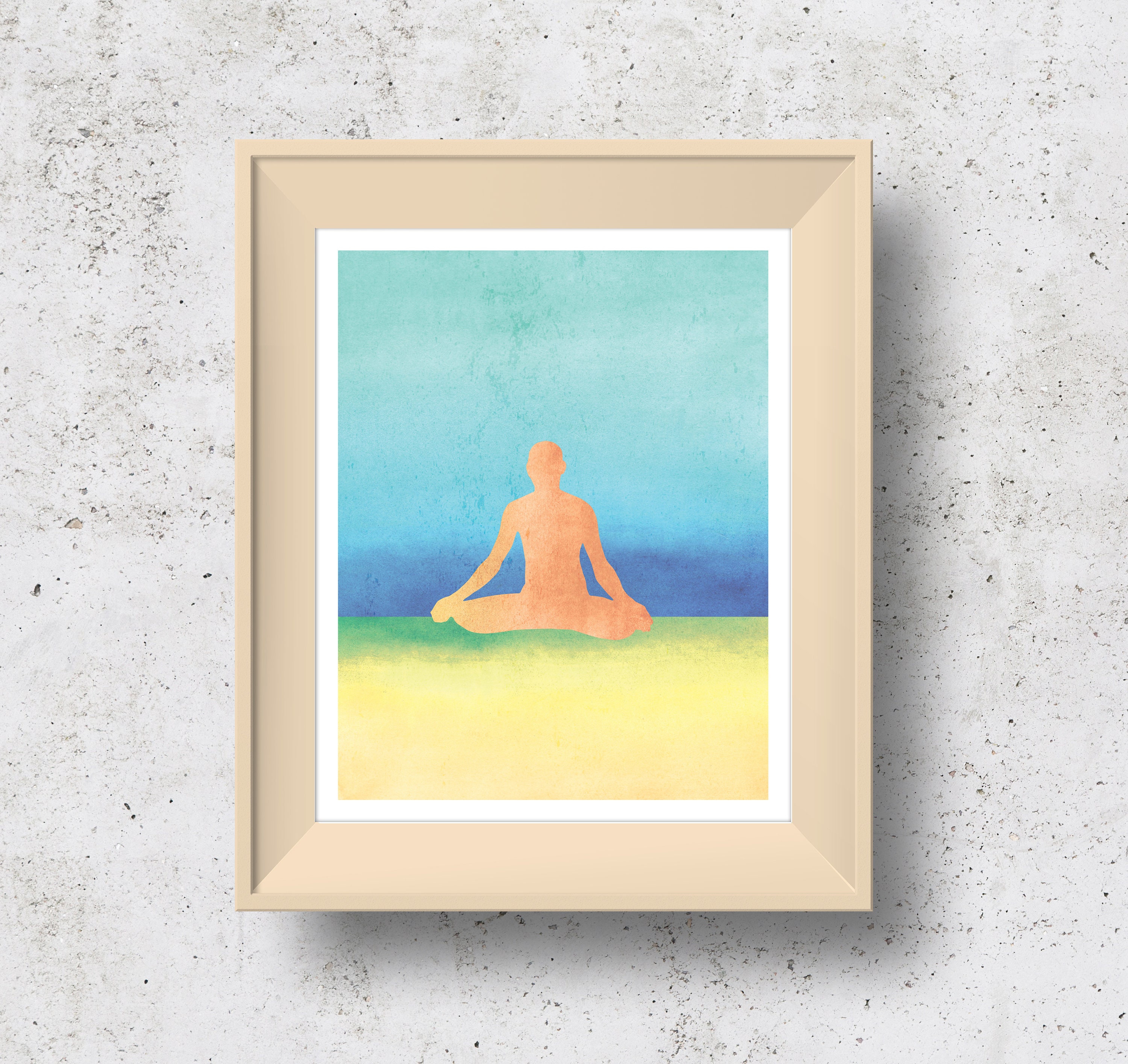 Meditation Poster, 8x10 Wall Print, Meditation Instant Download ...
