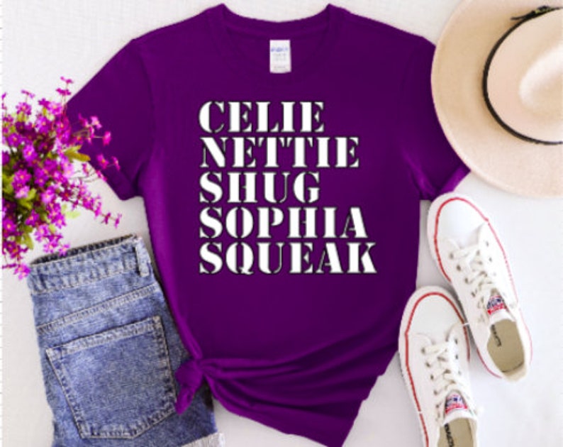 Color Purple - Celie, Nettie, Shug, Sophia, Squeak - Etsy