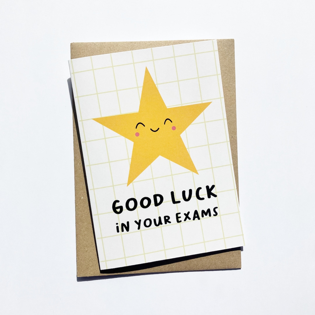 Good Luck in Your Exams Good Luck Card Wishing You Good Luck All the ...