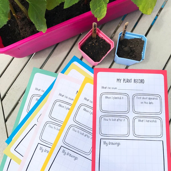 Grow Record Template - Etsy